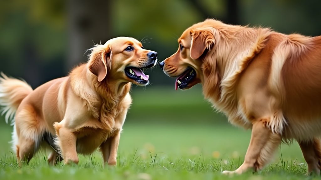 ¿Cómo Actuar Si Un Golden Retriever Es Agresivo Con Perros?
