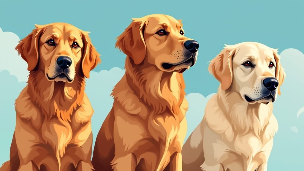 ¿Cuáles Son Los Colores De Pelaje Del Golden Retriever?